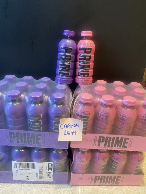 PRIME HYDRATION DRINK by Logan Paul & KSI Grape 12 pack USA IMPORT FREE ...