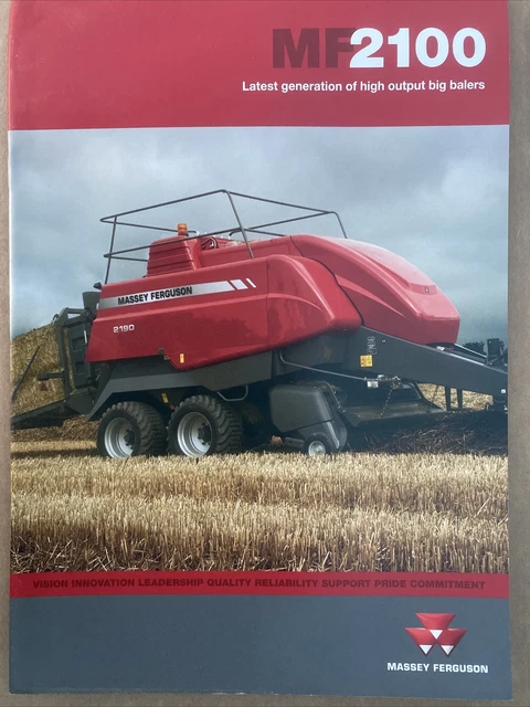 MASSEY FERGUSON MF 2100 Big Square Baler Brochure £10.00 - PicClick UK