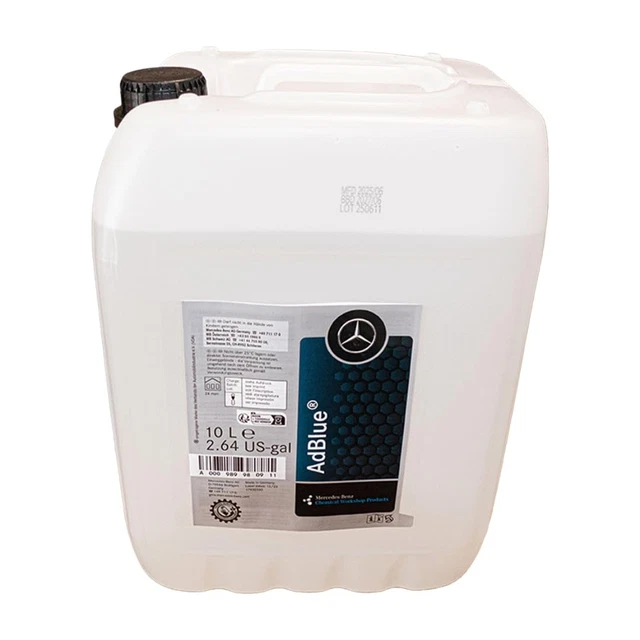 MERCEDES BENZ GENUINE AdBlue Exhaust Emissions Fluid 10L Bottle ...