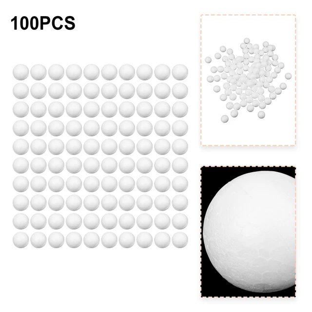 POLYFOAM BALLS FOR Sweet Tree Decor and DIY Crafts, Set of 100 ...