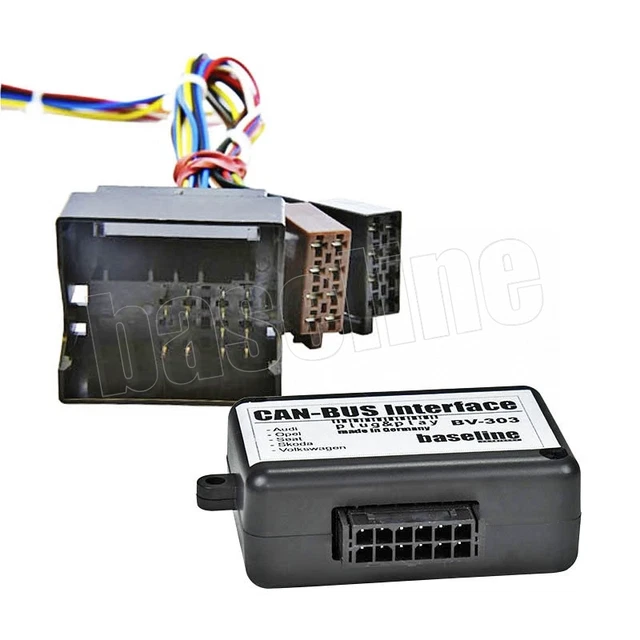 BMW 1ER E81 E82 E87 E88 Can-Bus Auto Radio Adapter KFZ-Warntöne PDC ...