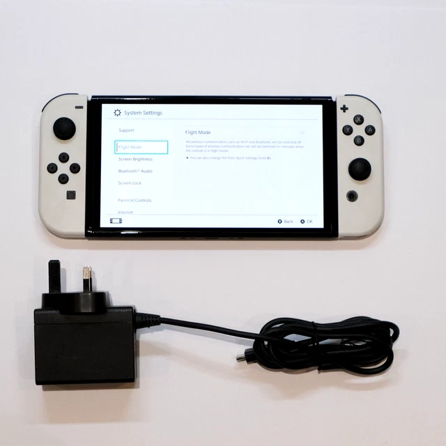 NINTENDO SWITCH OLED Model Handheld Console White & Charger - Tested ...