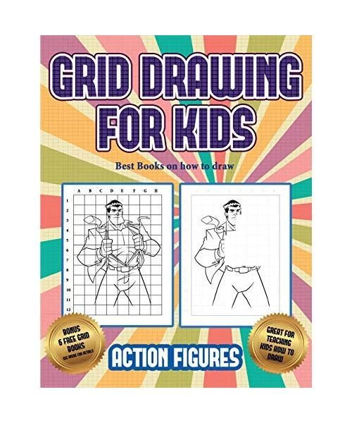BEST BOOKS ON how to draw (Grid drawing for kids - Action Figures ...