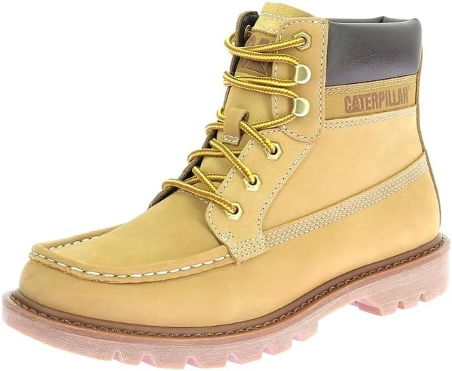 CAT FOOTWEAR MEN'S Colorado MOC Toe Moccasin Ankle Boots Honey UK size ...