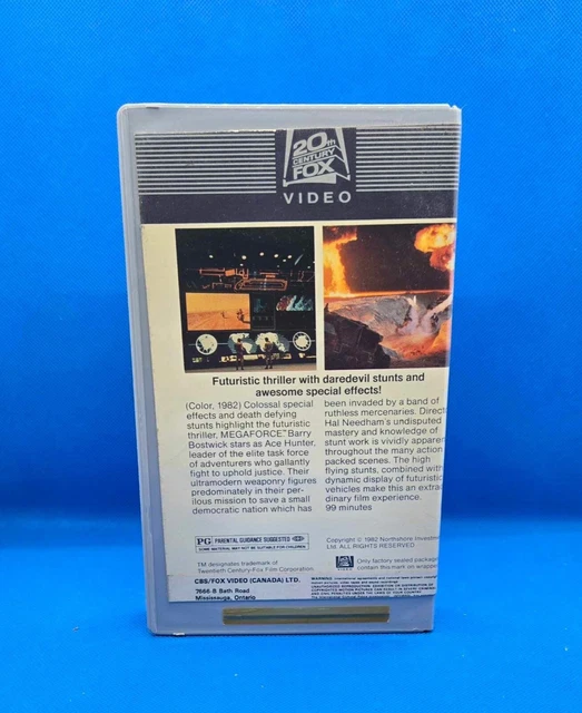 MEGAFORCE VHS (1982) - 20th Century Fox Video - Rare Sci-Fi Action ...