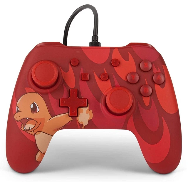 POWERA WIRED CONTROLLER Nintendo Switch Charmander Pokemon Rosso ...
