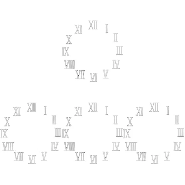 20 SETS OF Clock Numerals Kit Digital Clock Numbers Clock Number Clock ...