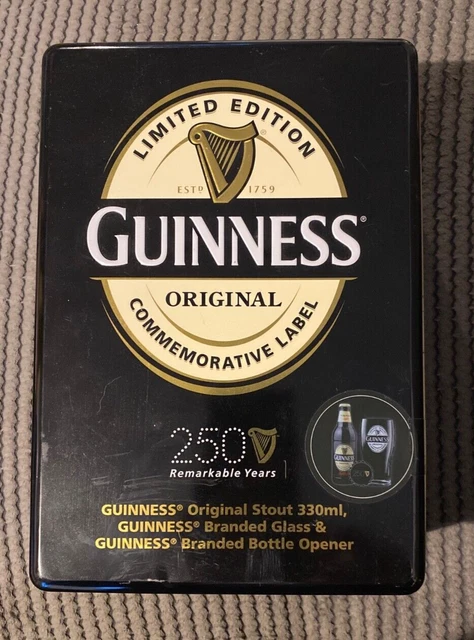 GUINNESS LIMITED EDITION Commemorative Label 250 years tin £7.00 ...