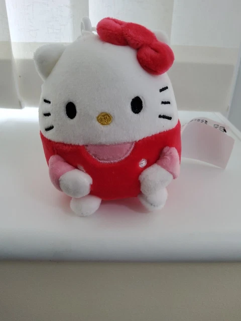 BRAND NEW MINISO Sanrio Hello Kitty Plush Keychain Bag Charm Soft Toy 4 ...