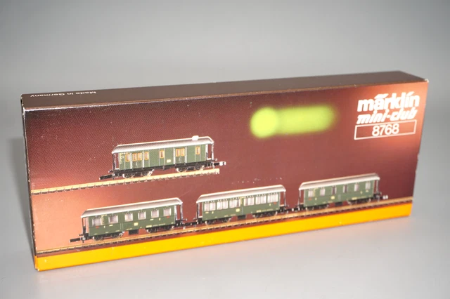 MÄRKLIN MINI CLUB Spur Z 8768 Wagen Set Langenschwalbacher EUR 77,77 ...