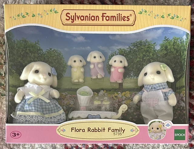 NEW SYLVANIAN FAMILIES - Flora Rabbit Family set (set 5735) £12.99 ...