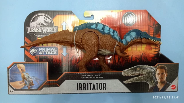 IRRITATOR JURASSIC WORLD Mattel Primal Attack Suond Strike EUR 43,00 ...