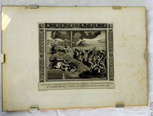 INCISIONE INCISORE GIOVANNI Maria Merlo Fuga D'egitto Engraving By ...