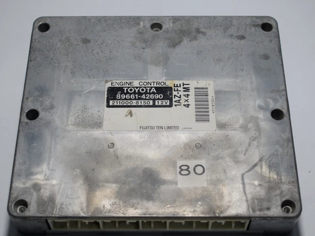 TOYOTA ENGINE CONTROLL unit RAV4 2000-2003 89661-42690 1AZ-FE 4*4 M/T ...