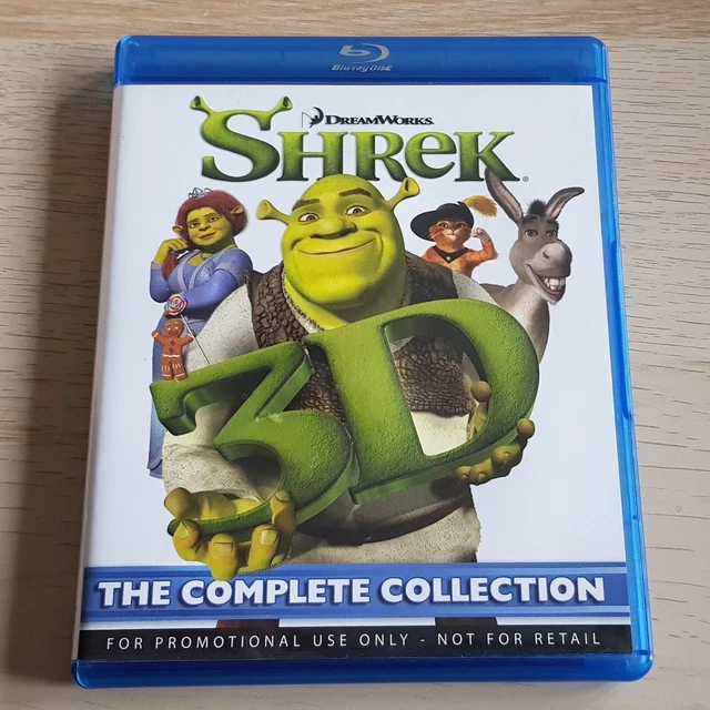 SHREK THE COMPLETE Collection on 3D Blu-Ray, Region Free, Posts ...