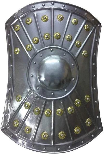 MEDIEVAL BARBARIAN ARMOR Templar Viking Iron Shield ABS £120.89 ...