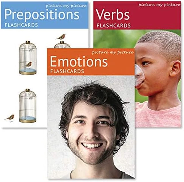 FEELINGS AND EMOTIONS, Prepositions and Verbs Flash Card Pack $124.99 ...