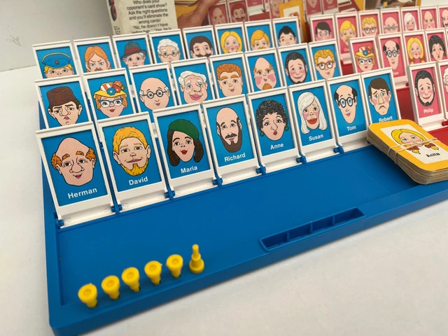 GUESS WHO? BOARD Game Retro Vintage MB Games Original 1979 ***FULLY ...