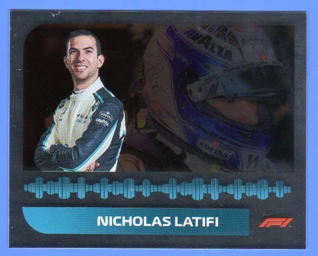 TOPPS OFFICIAL F1 Sticker Formula 1 2021 #214 Nicholas LATIFI Williams ...