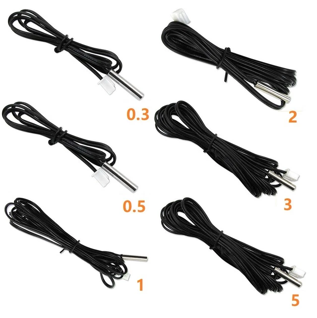 PRACTICAL TEMPERATURE SENSOR Thermistor Sensor Probe Small Structure ...
