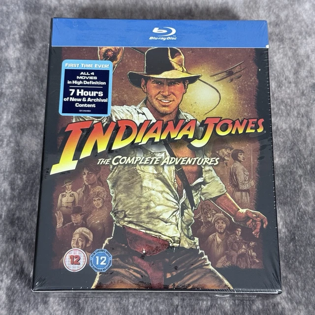 INDIANA JONES THE Complete Adventures Blu-ray Box Set - NEW Sealed 4 ...