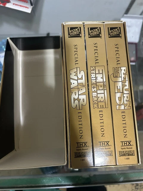 STAR WARS TRILOGY (VHS 1997, Gold Special Edition) £31.87 - PicClick UK