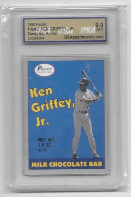 KEN GRIFFEY JR 1989 Pacific Milk Chocolate Bar Promo RC Rookie USA Mint ...