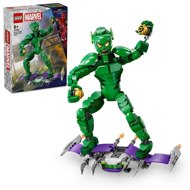 LEGO MARVEL SUPER Heroes Green Goblin Construction Figure 76284 $76.08 ...