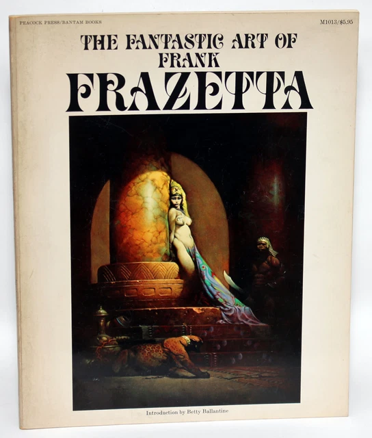THE FANTASTIC ART OF FRANK FRAZETTA Peacock/Bantam First Printing 1975 ...