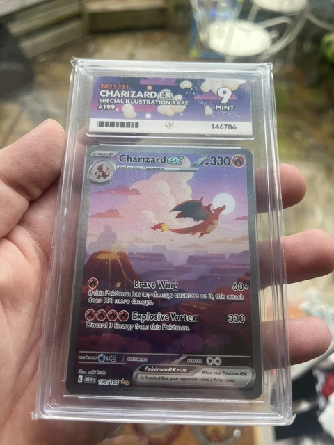 POKEMON 151 CHARIZARD Alt Art Ace Grade 9 £210.00 - PicClick UK
