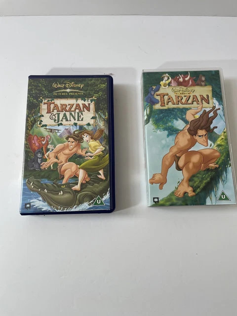 WALT DISNEY TARZAN & Tarzan And Jane VHS Videos Vintage EUR 8,16 ...