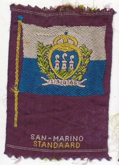 SILK CIGARETTE CARD Turmac (1930) : Flag of San Marino £1.50 - PicClick UK