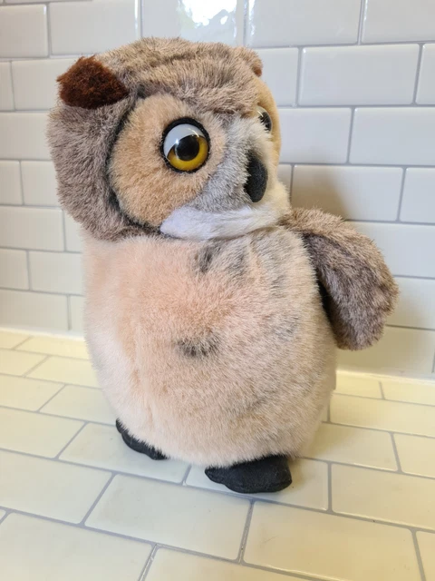 VINTAGE DAKIN PLUSH Woodland Tree Owl Childrens Stuffed Animal Toy 1988 ...