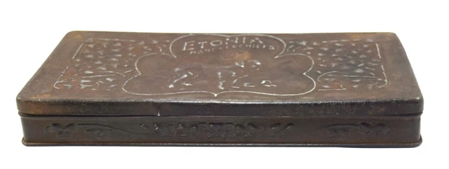 VINTAGE ADVERTISEMENT RARE ETONIA Handkerchiefs Box Made In Ireland ...