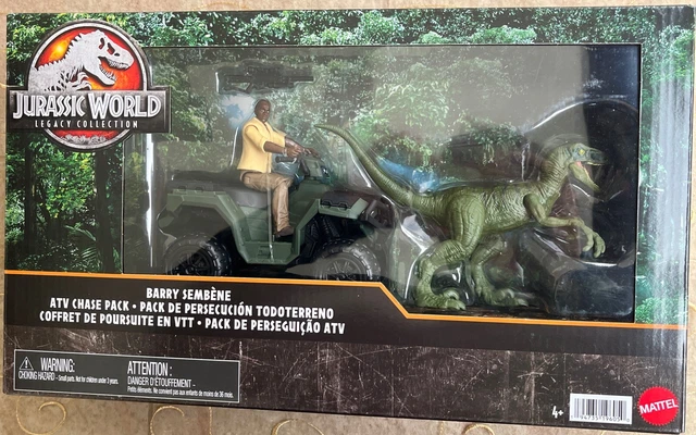 MATTEL JURASSIC WORLD Legacy Collection Barry Sembène ATV Chase Pack ...