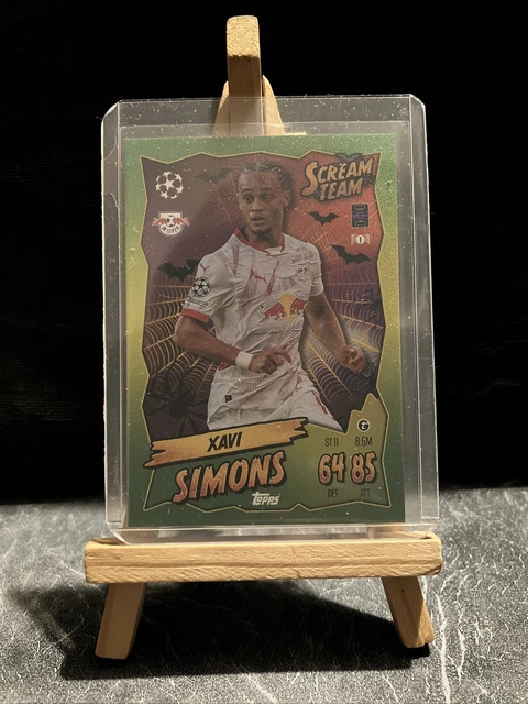 TOPPS MATCH ATTAX 2024/25 Xavi Simons Scream Team Card #St 11 Mint £1. ...