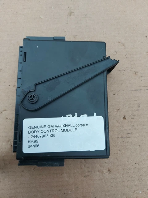 GENUINE VAUXHALL CORSA c body control module bcm 24467903xb - H66 #4 £ ...