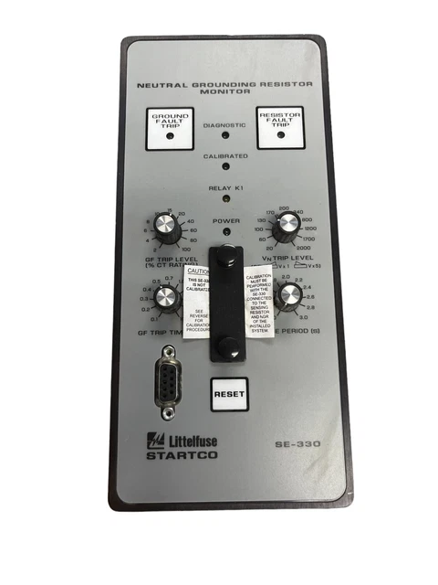 LITTELFUSE STARTCO SE-330-03-01 NEUTRAL GROUNDING RESISTOR MONITOR ...