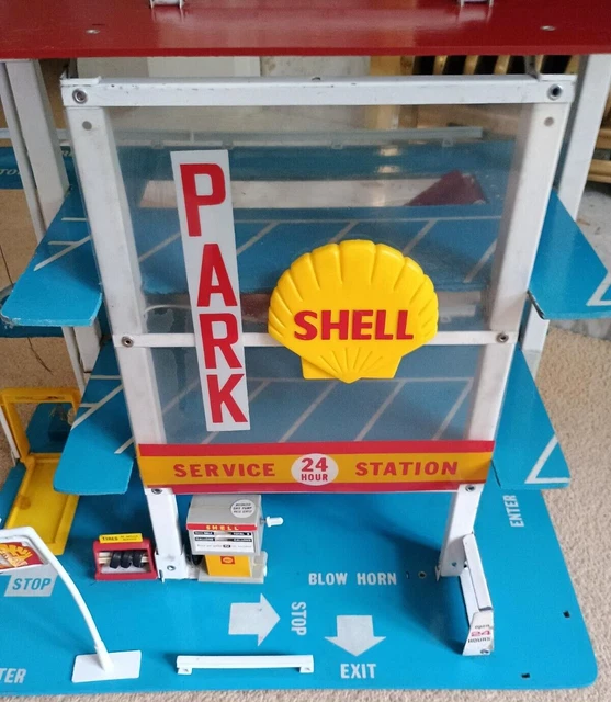 SHELL FOLD-A-WAY PARKING Garage 1969 With Original Box. Vintage ...