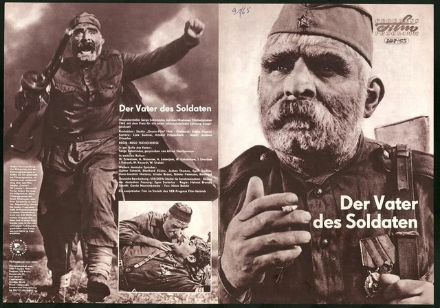 FILMPROGRAMM PFP NR. 107 /65, Der Vater des Soldaten, Sergo Sakariadse ...