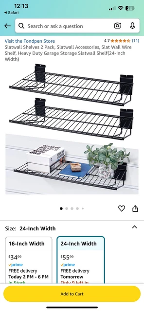 SLATWALL SHELVES, SLATWALL Accessories, Slat Wall Wire Shelf, Heavy ...