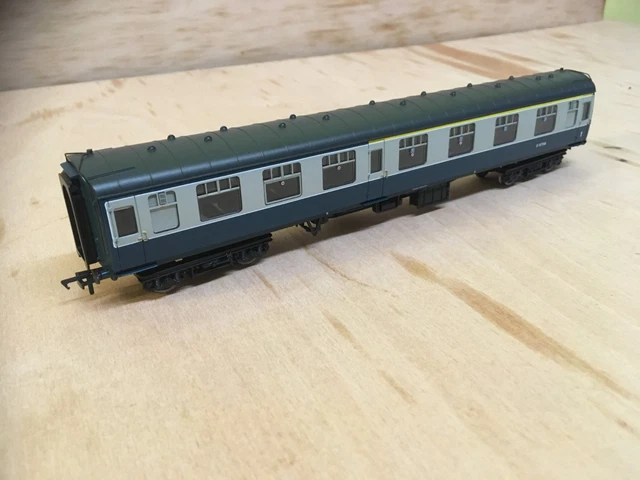 LOT..394F....OO GAUGE BACHMANN MK1 BLUE/GREY COACH.......E15768 ...