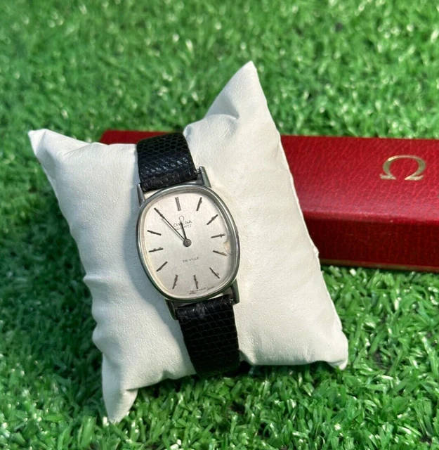 1977 VINTAGE OMEGA De Ville Quartz Watch With Box Ladies St 591.0016 Working £350.00 - PicClick UK
