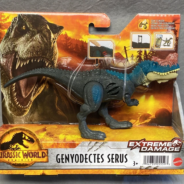 JURASSIC WORLD DOMINION Extreme Damage Dinosaur Genyodectes Serus ...