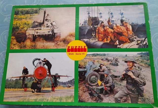 PUZZLE NVA MILITÄR Panzer Wehrmacht Flak Artillerie Spielzeug PIKO EUR ...
