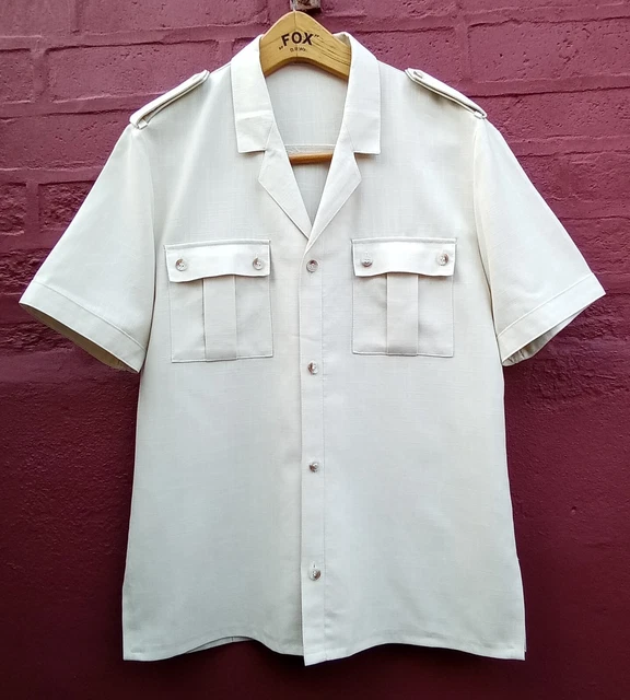 VINTAGE 70S 80S TRUE FORM short sleeve BUSH SAFARI fleck jacket SHIRT ...