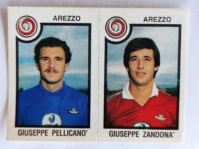FIGURINA CALCIATORI PANINI 1982/83 AREZZO PELLICANO' n 353 NUOVA CON VELINA EUR 1,20 - PicClick IT