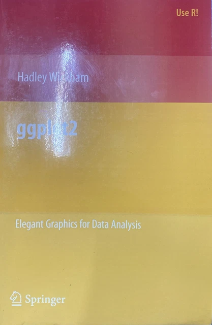 GGPLOT2: ELEGANT GRAPHICS FOR DATA ANALYSIS (USE R!) By Hadley Wickham ...