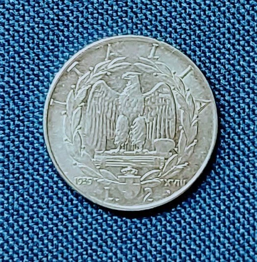MONETA LIRE DUE 1939 Regno d' Italia, circolata EUR 6,90 - PicClick IT