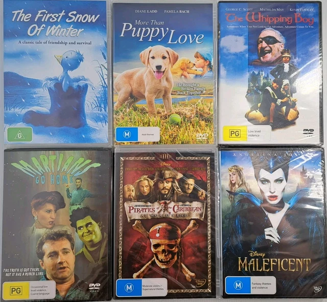 KIDS CHILDRENS FAMILY DVD Bundle Bulk Lot Pack X 6 Movies Region 4 PMZ ...